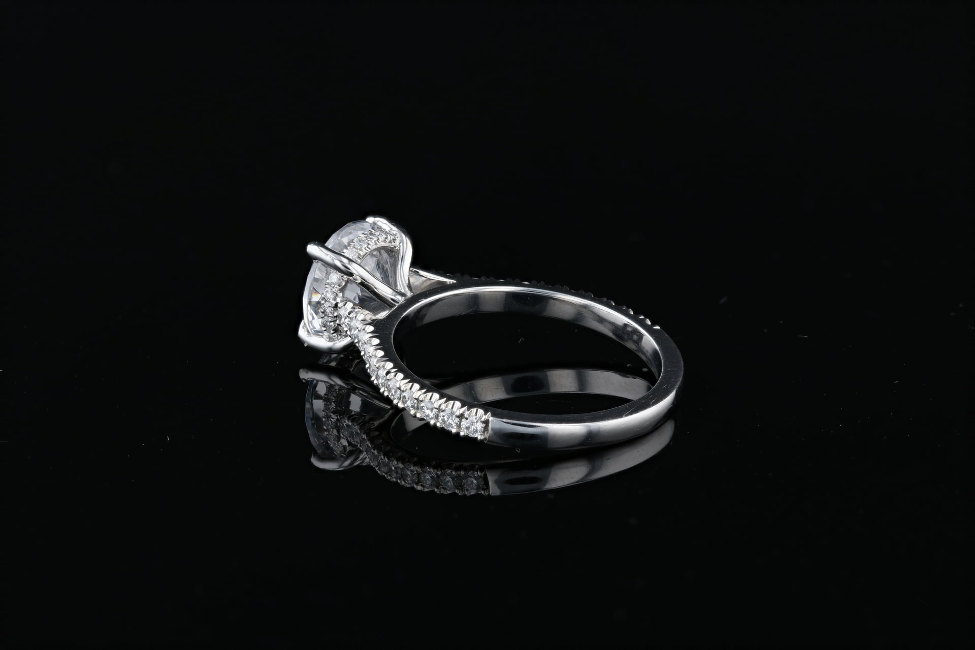 Round Solitaire Diamond Engagement Ring - Nathan Alan Jewelers
